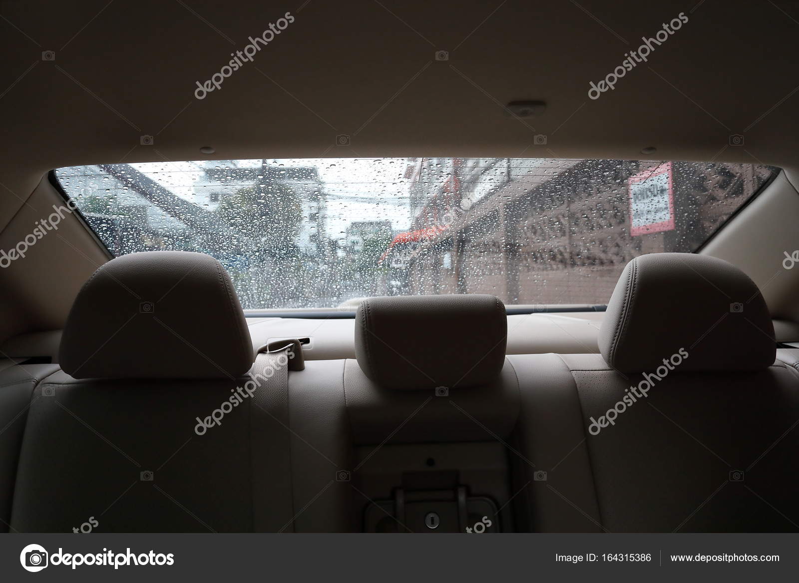 Car Windshield From Inside