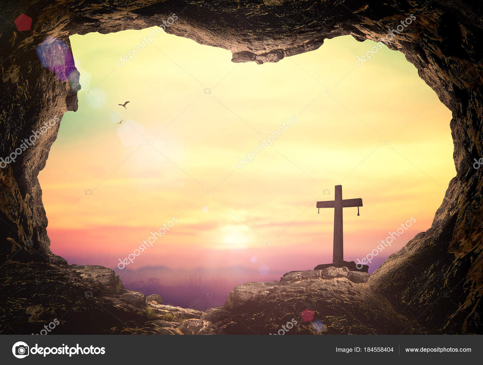 Empty Tomb Cross Easter Religion,jesus Christ Cross Easter