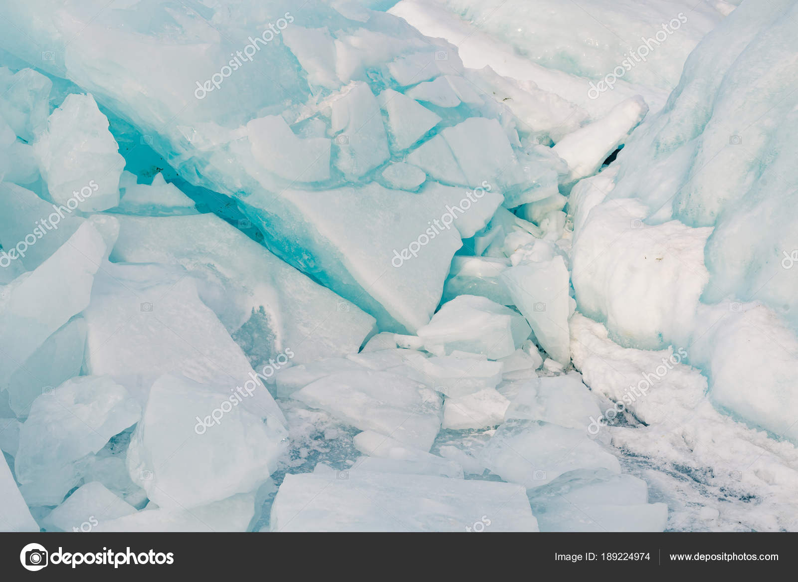 Ice Freezing Close Background Texture Natural Winter Season Background ...