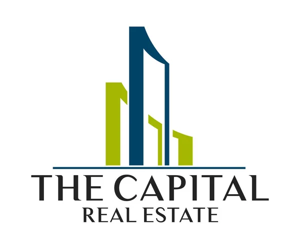 The Capital Real Estate Logo Stock Vector by ©ViewPixel 64555877