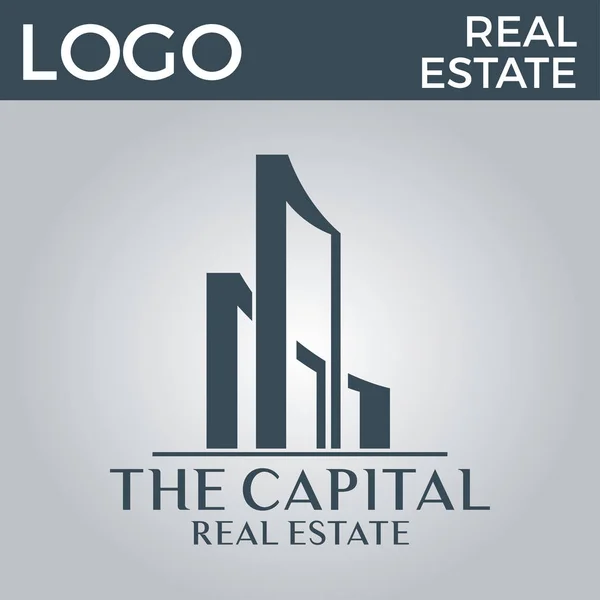 The Capital Real Estate Logo Stock Vector by ©ViewPixel 64555877