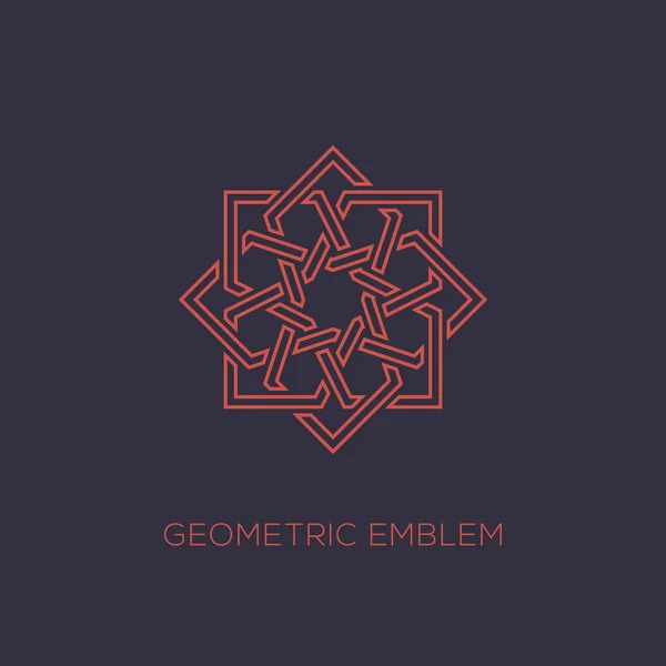 Geometric emblem template Stock Vector by ©jazzzzzvector 185471392