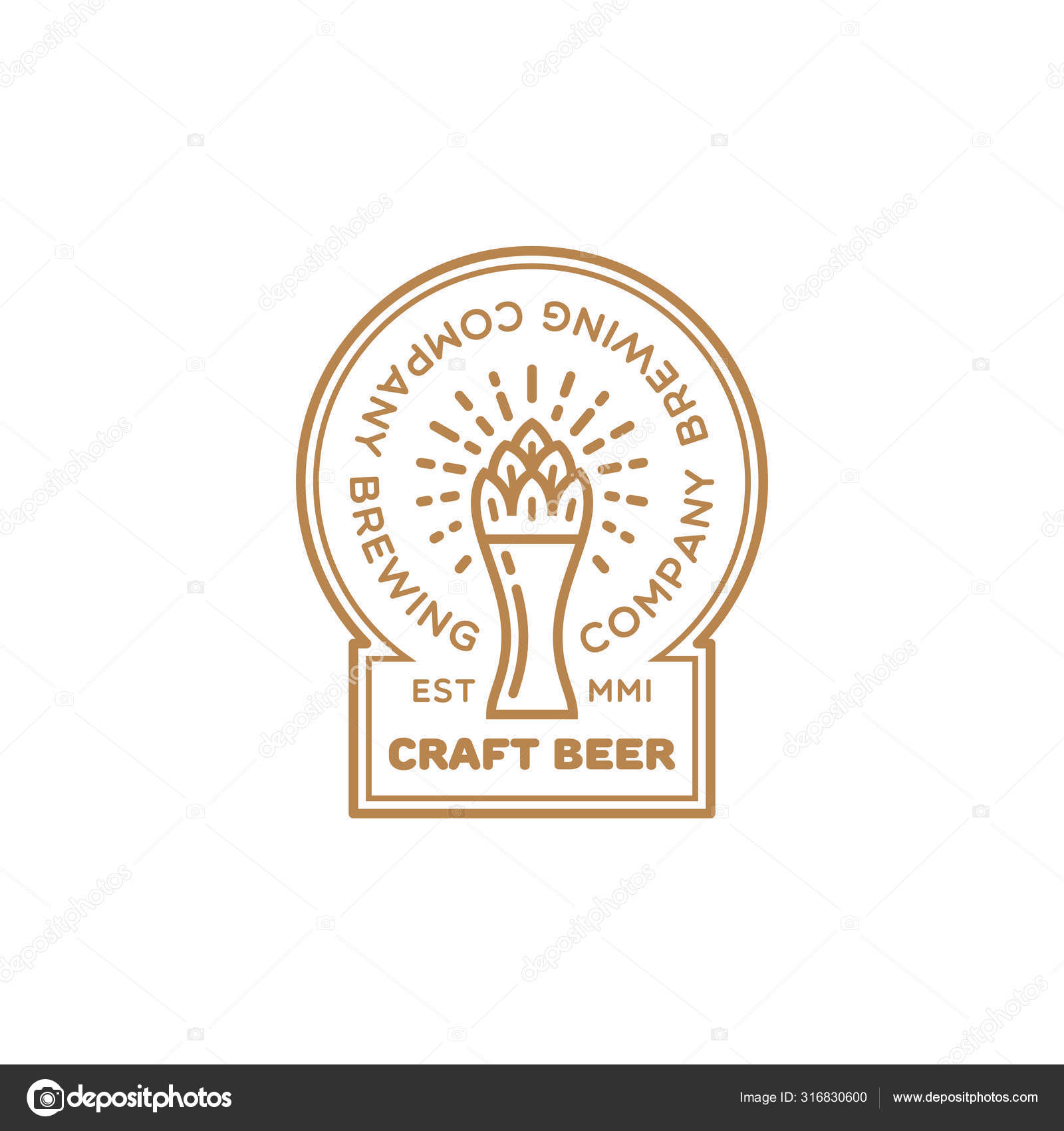 Craft beer logo Stock Vector by ©jazzzzzvector 316830600