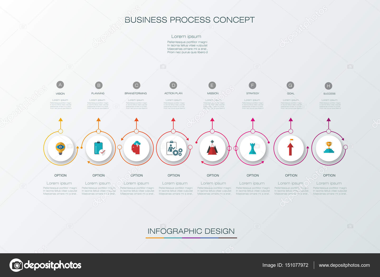 Vector infographics timeline design template with label design and ...