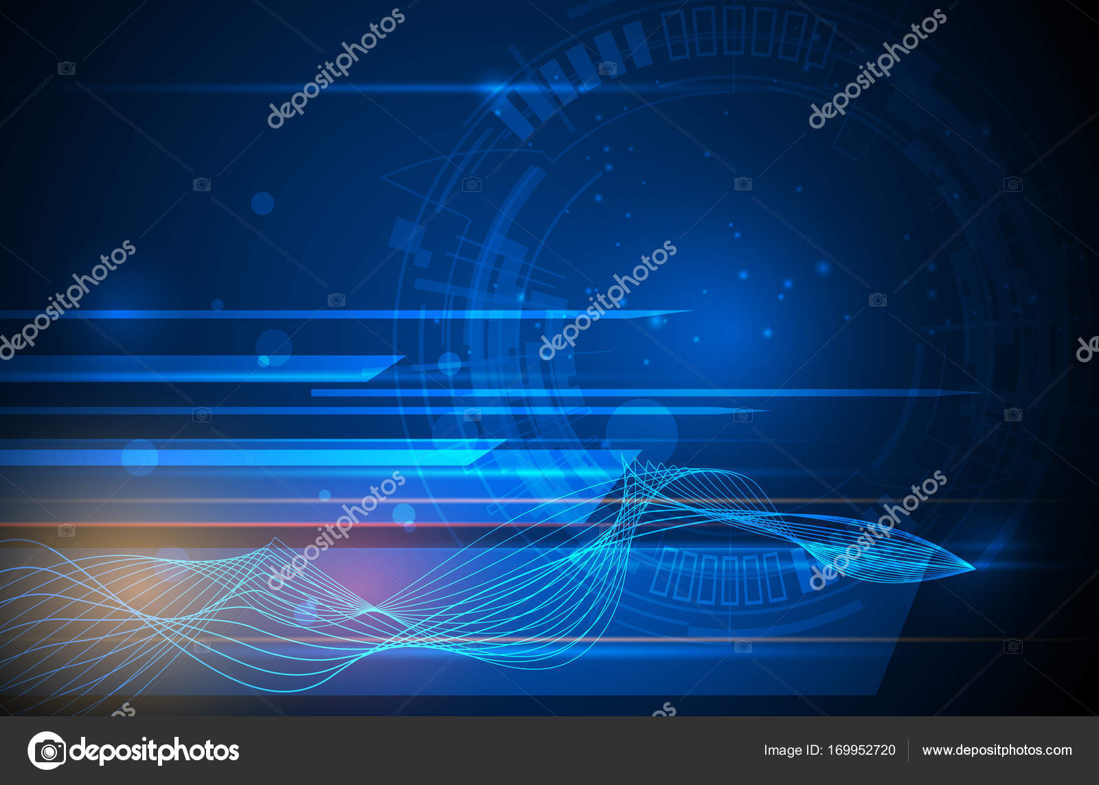 Vector Abstract, science, futuristic, energy technology concept. Stock ...