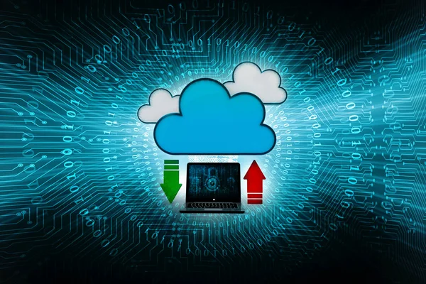 3d rendering Cloud computing concept, Cloud internet technology concept background, Cloud ...