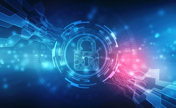 Concepto de seguridad tecnol gica. Fondo digital de seguridad moderno. Sistema de protecci n ...