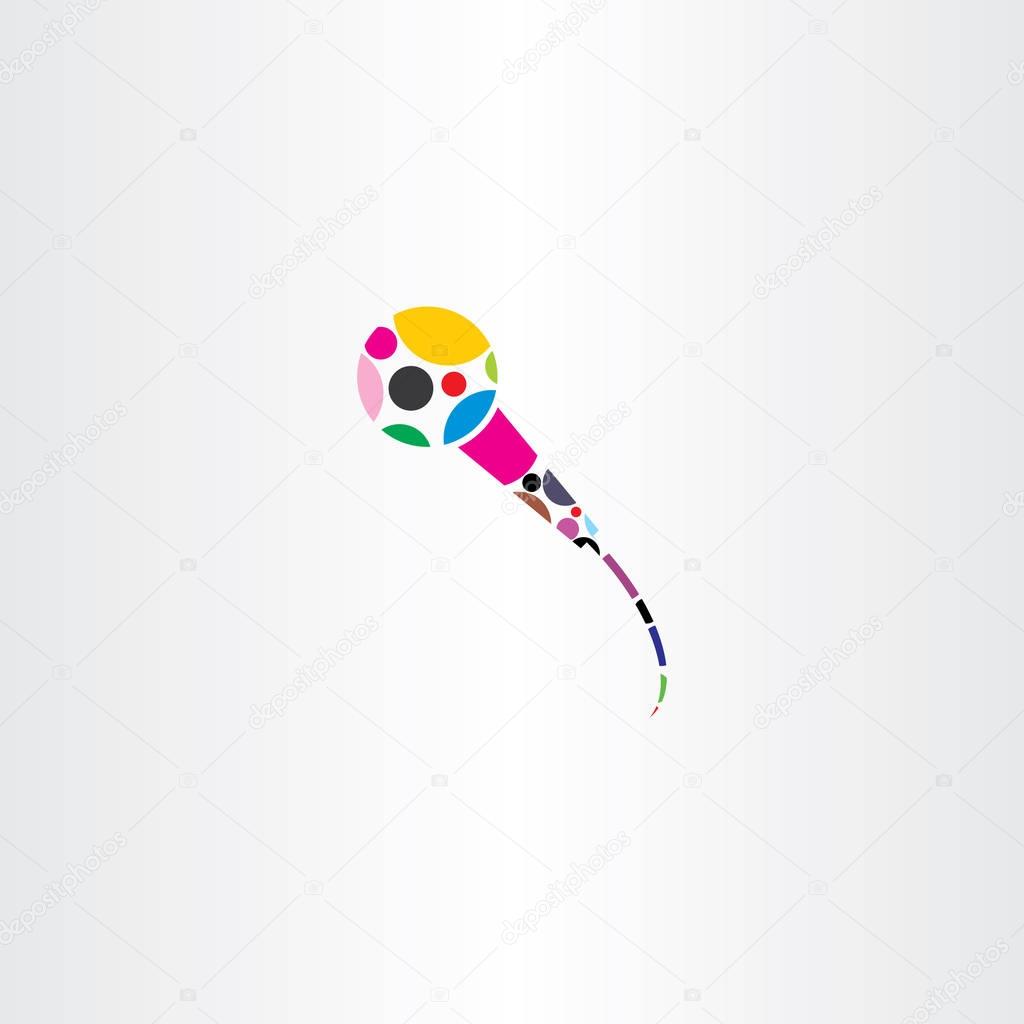 Colorful microphone logo icon vector — Stock Vector © blaskorizov ...