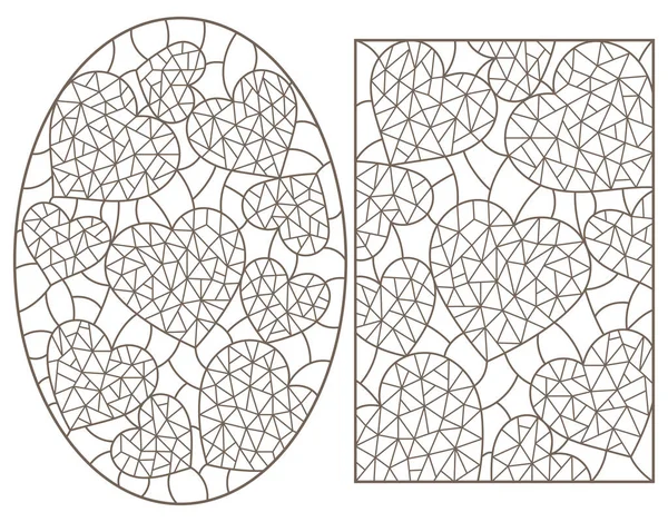 Abstract Geometric Floral Pattern Rectangular Square Frame Colorful ...