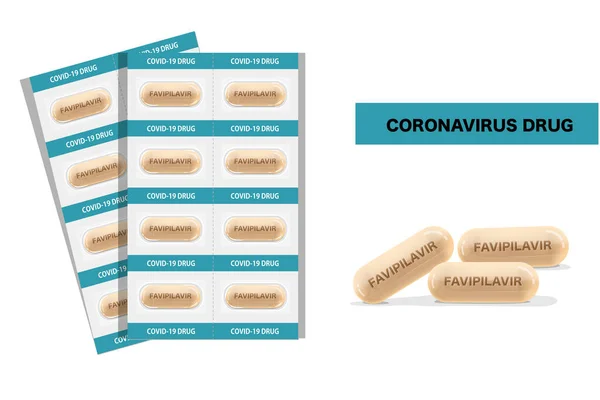 Medicine Capsule Text Has Meaning Faripiravir Medicine Avigan Treat ...