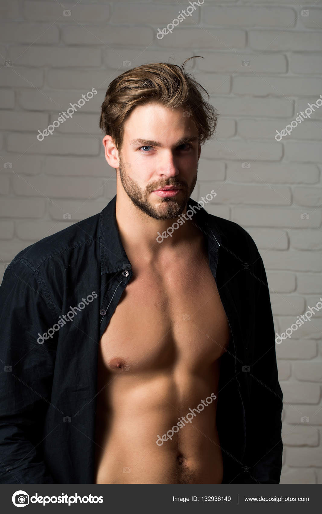Sexy handsome muscular man ⬇ Stock Photo, Image by © Tverdohlib.com ...