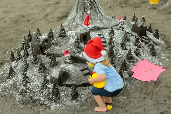 Christmas sand castle Stock Photos, Royalty Free Christmas sand castle ...