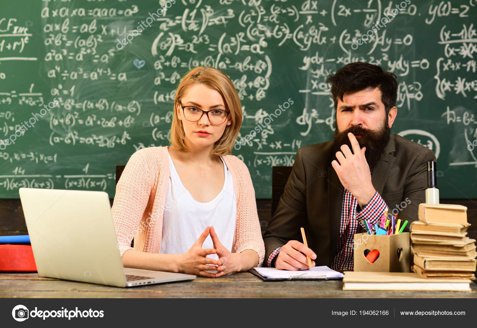 International Student Making Individual Online Testing Teacher Has His ...