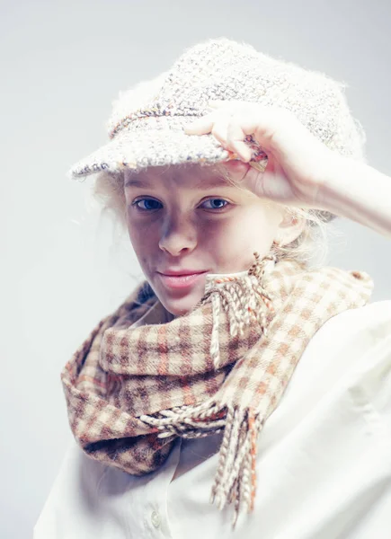 Style Action Teen Girl Retro Male Suit Retro Fashion Model — Stock ...