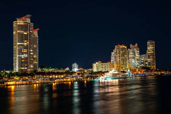 Miami at night Stock Photos, Royalty Free Miami at night Images ...