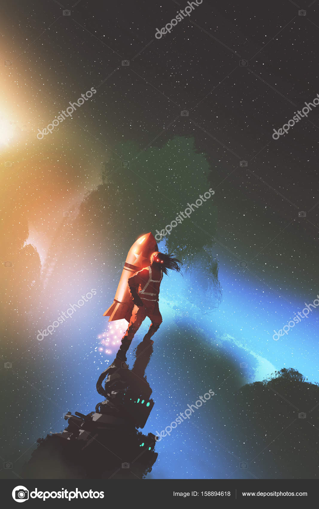 Rocket Pack Illustration