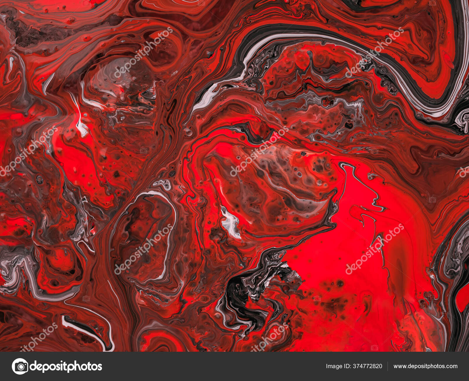 Red Marble Background