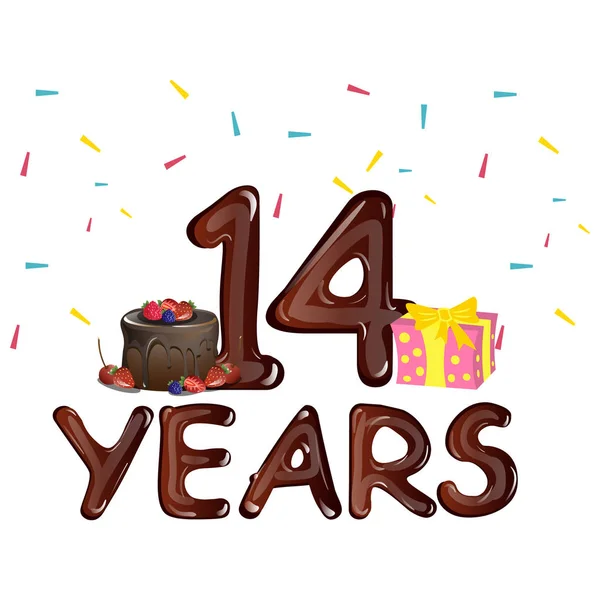 Número 14 Vector Art Stock Images | Depositphotos