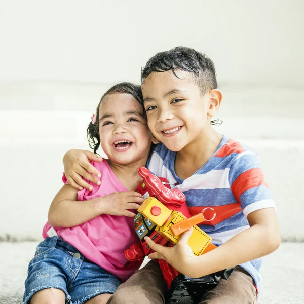 Little brother and sister Have fun Stock Photo by ©Rawpixel 128750044