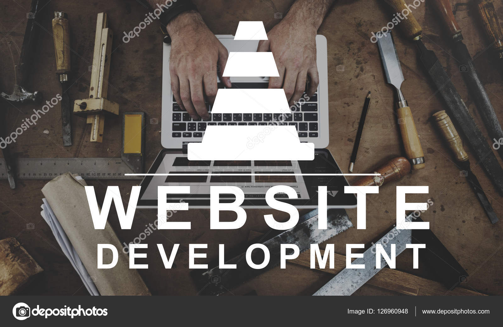 Craftsman using computer in workshop studio Stock Photo by ©Rawpixel ...