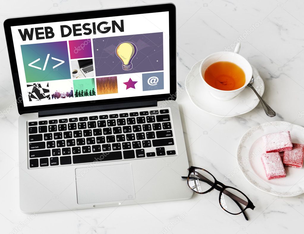 Laptop with information on screen — Stock Photo © Rawpixel #128508832