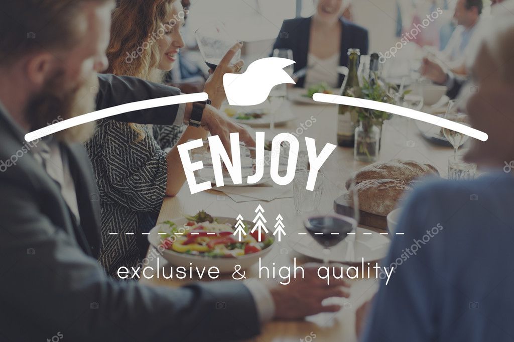 Business People in Restaurant Together — Stock Photo © Rawpixel #128572626