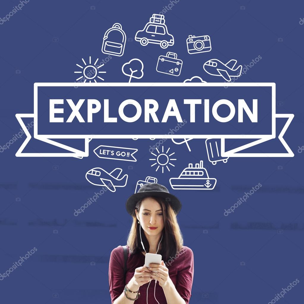 Young woman using digital device — Stock Photo © Rawpixel #128613546