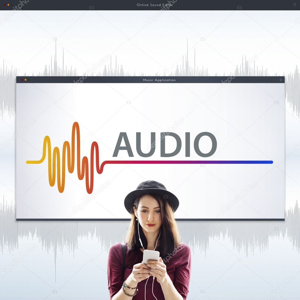 Young woman using digital device — Stock Photo © Rawpixel #128628098