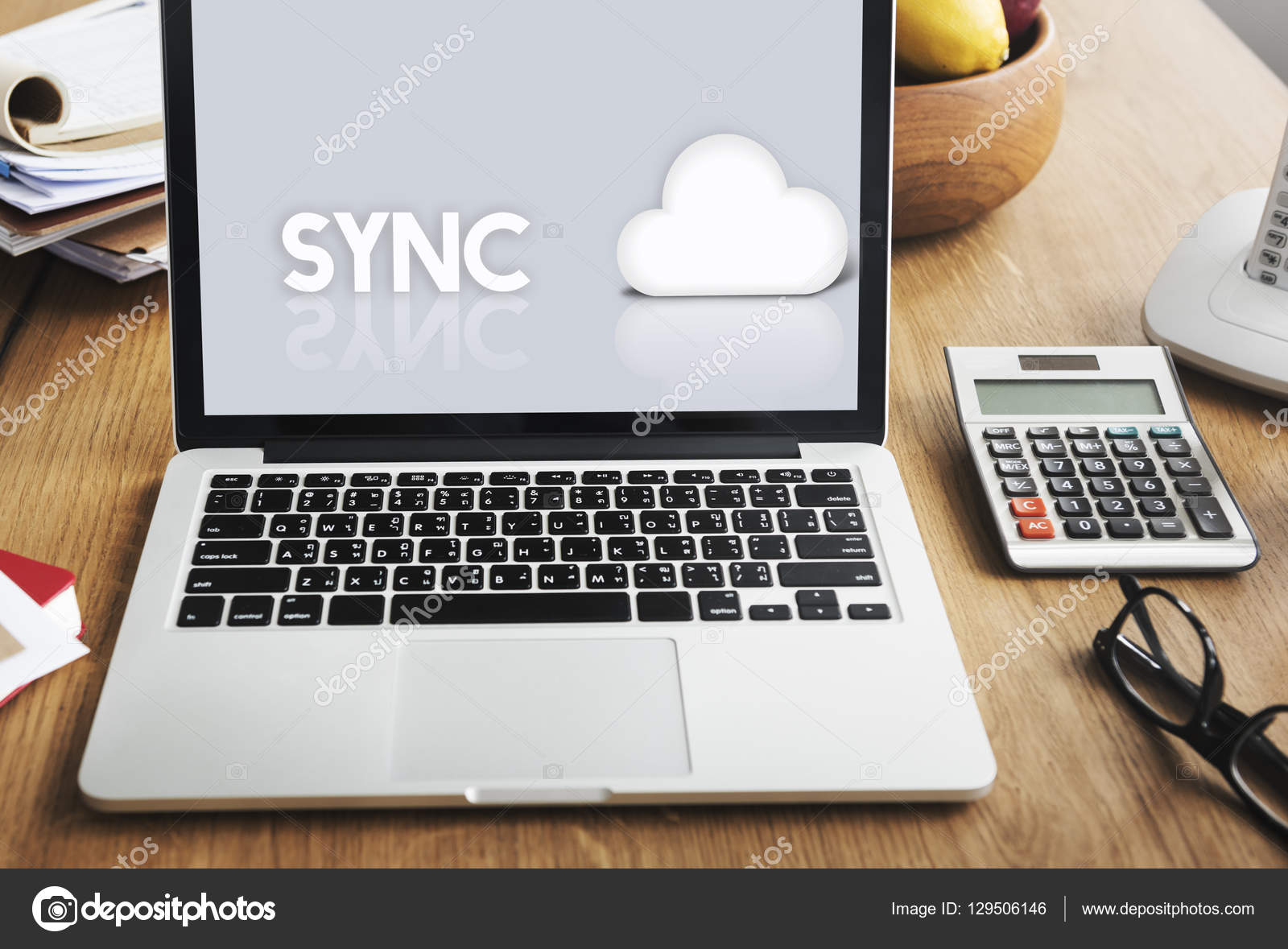Laptop with text on screen Stock Photo by ©Rawpixel 129506146