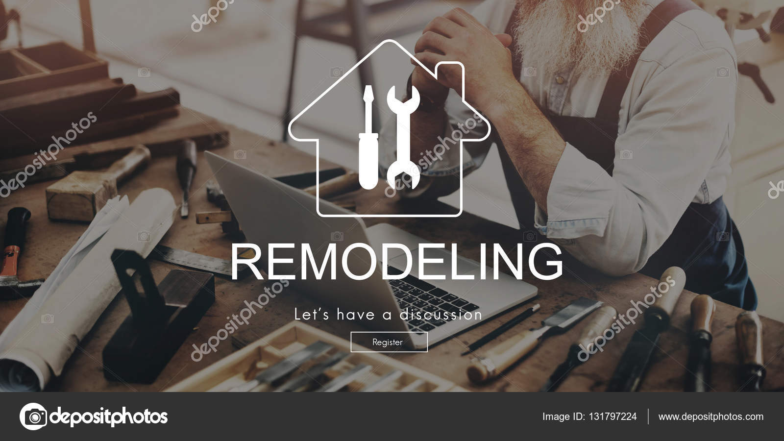 Craftsman using computer in workshop studio Stock Photo by ©Rawpixel ...