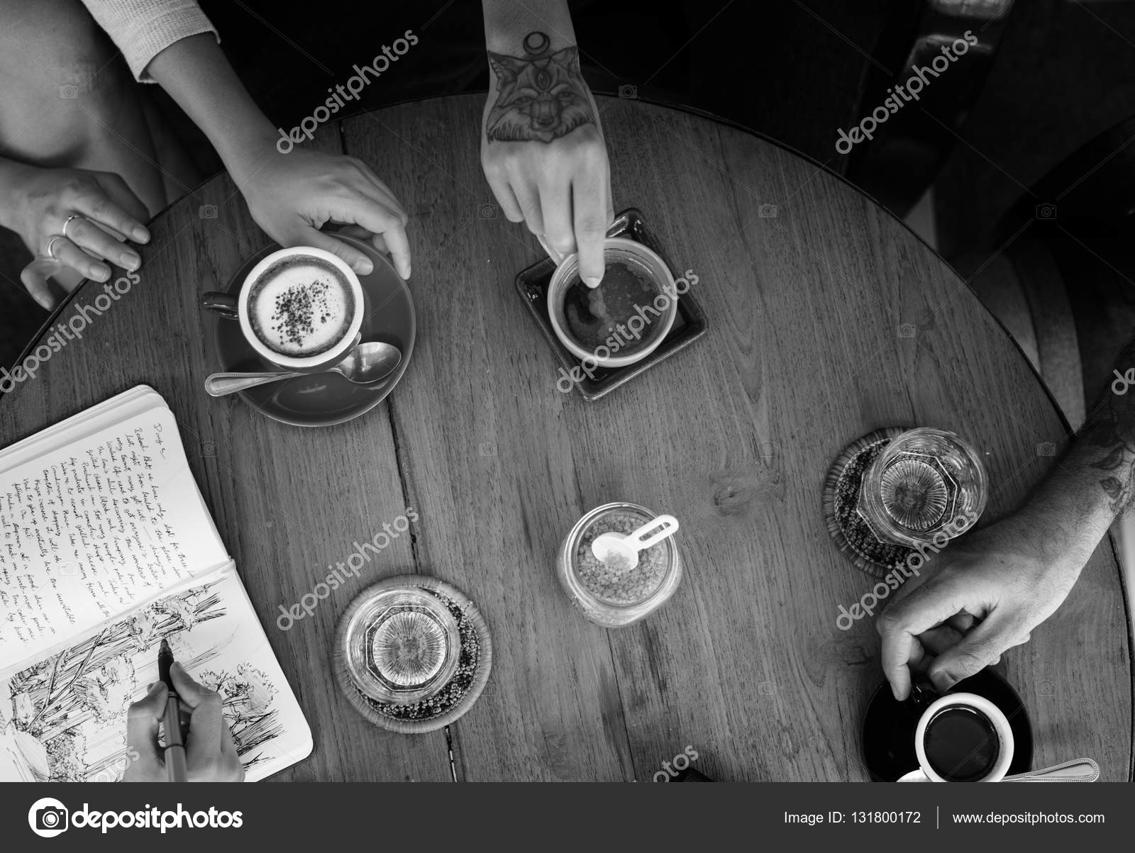 Person drawing in notebook — Stock Photo © Rawpixel #131800172