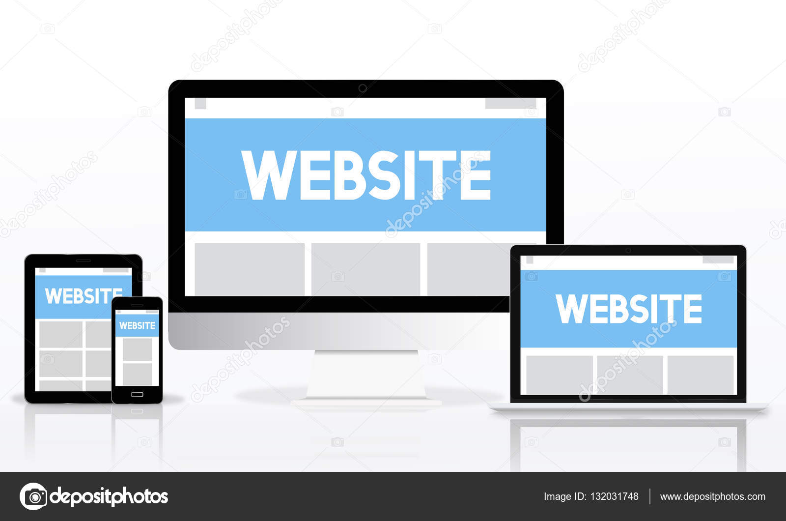 Web design template digital devices — Stock Photo © Rawpixel #132031748
