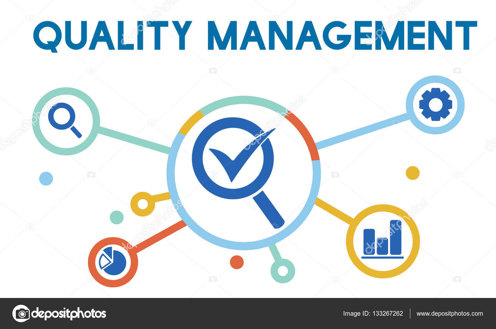 Graphic Text and Quality Management — Stock Photo © Rawpixel #133267262