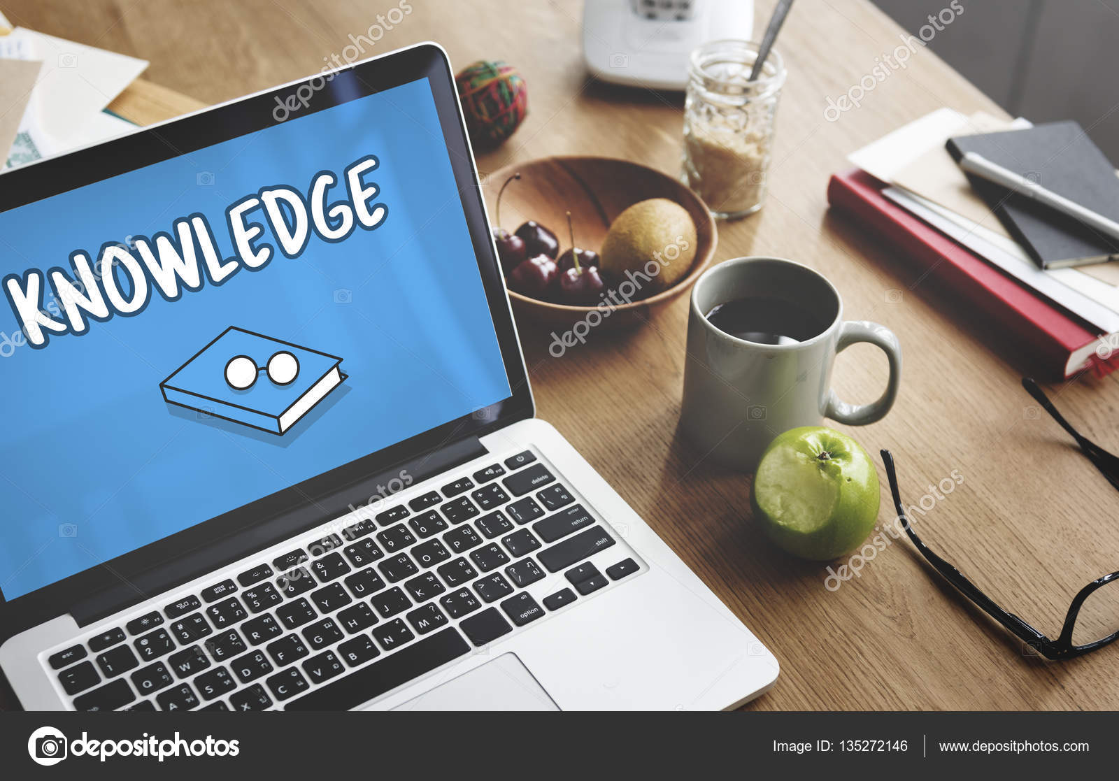 Laptop with text on screen — Stock Photo © Rawpixel #135272146