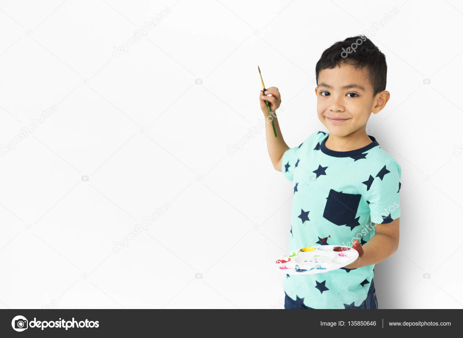 Creative Boy and Artwork Concept — Stock Photo © Rawpixel #135850646