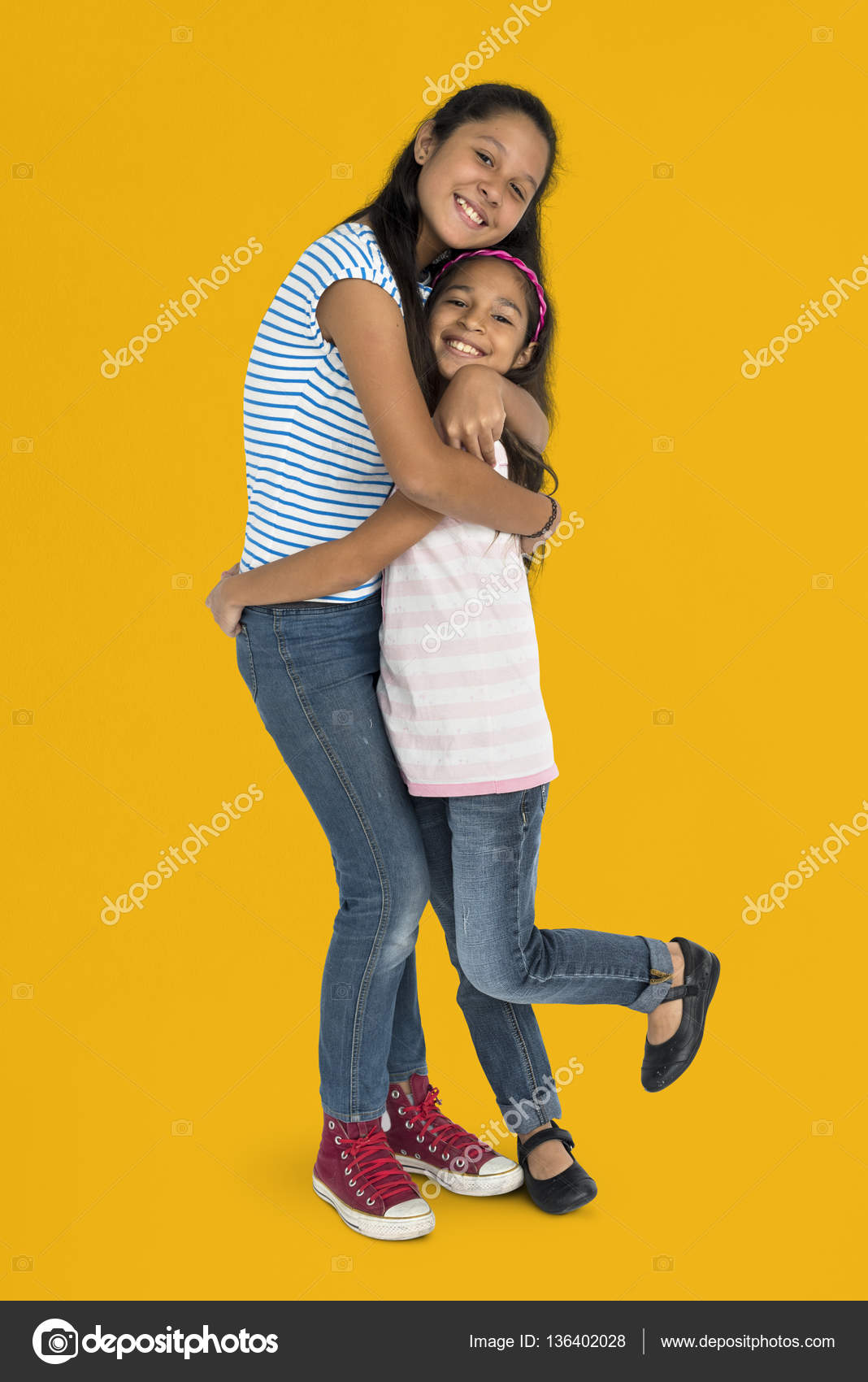 Sisters hugging each other Stock Photo by ©Rawpixel 136402028