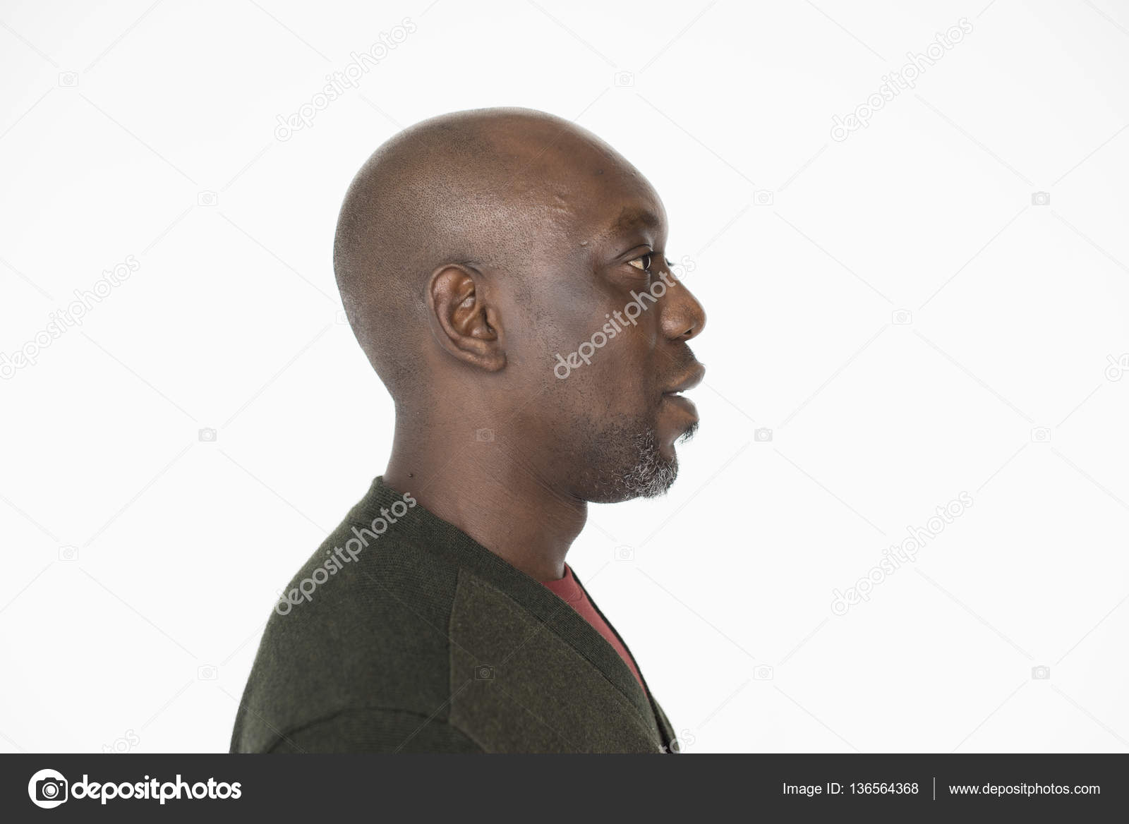 African Man Face Profile