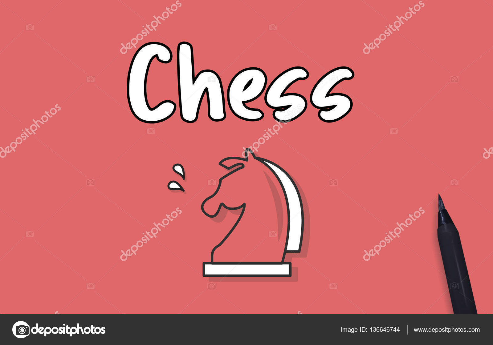 Chess Lettering and Figure Stock Photo by ©Rawpixel 136646744