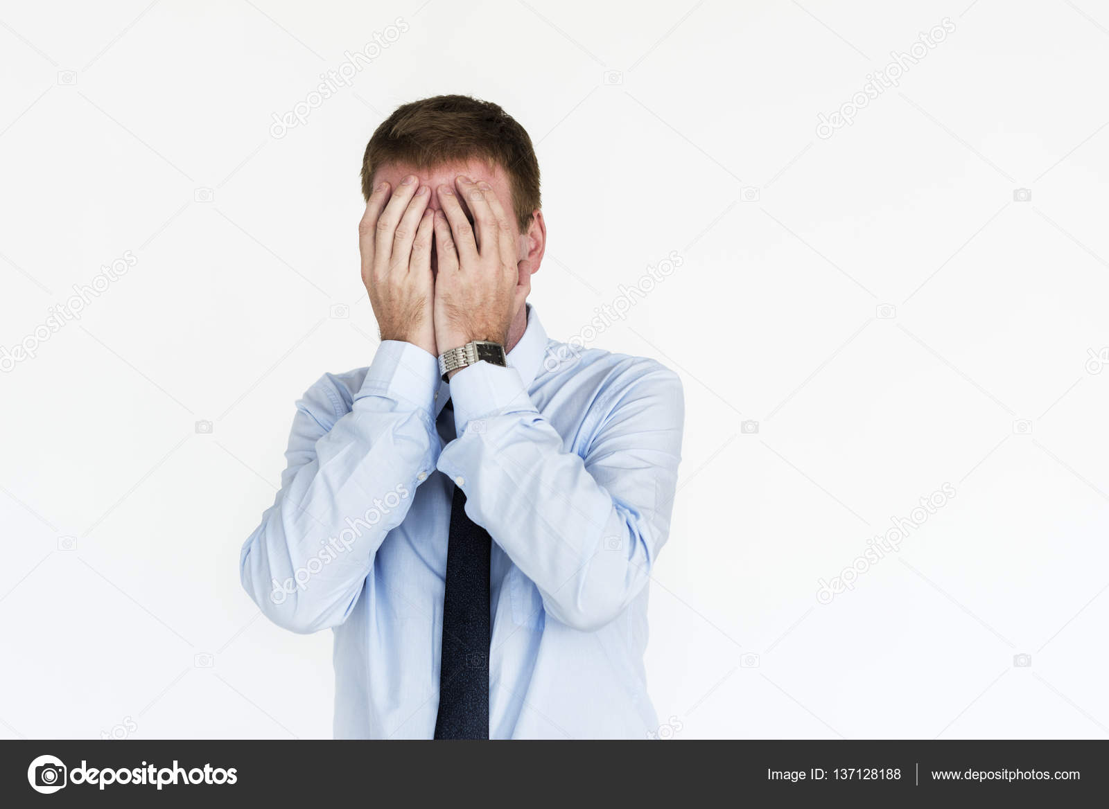 Man hiding face — Stock Photo © Rawpixel #137128188