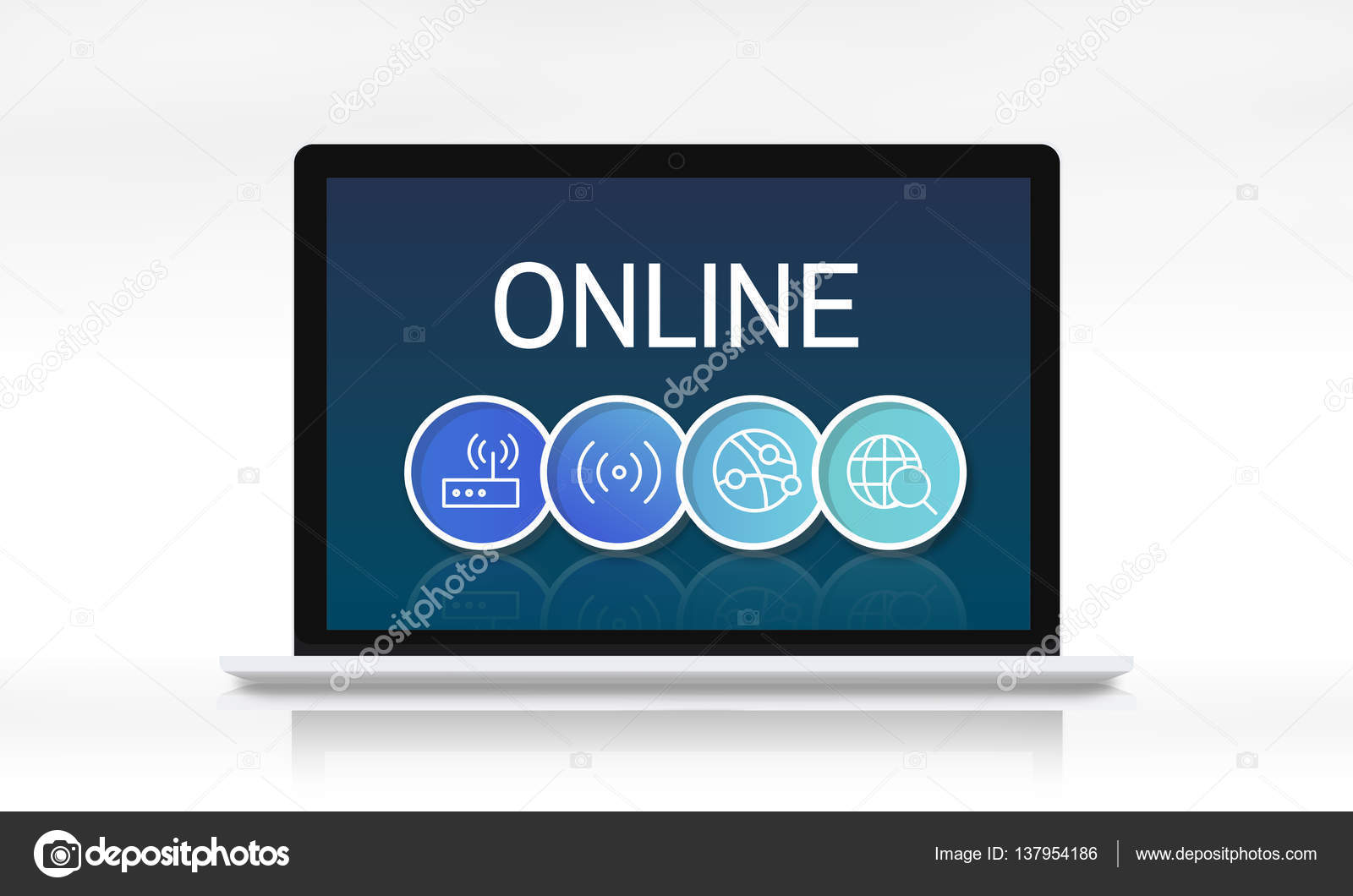 Dizüstü bilgisayar aç — Stok Foto © Rawpixel #137954186