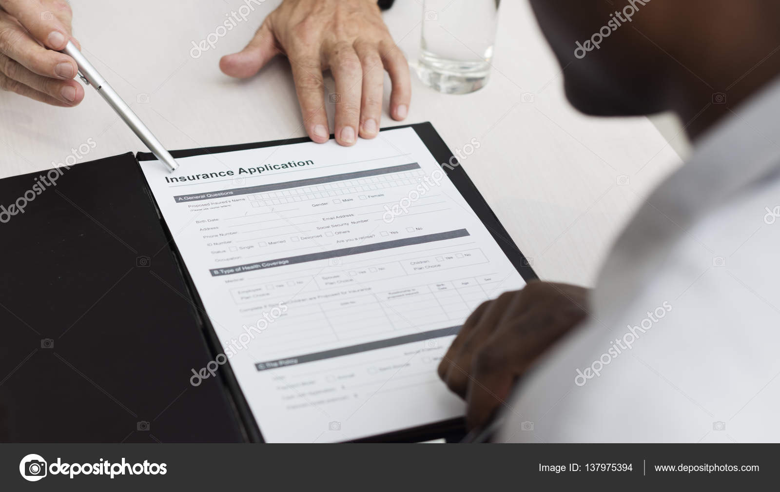 Person filling the application form — Stock Photo © Rawpixel #137975394