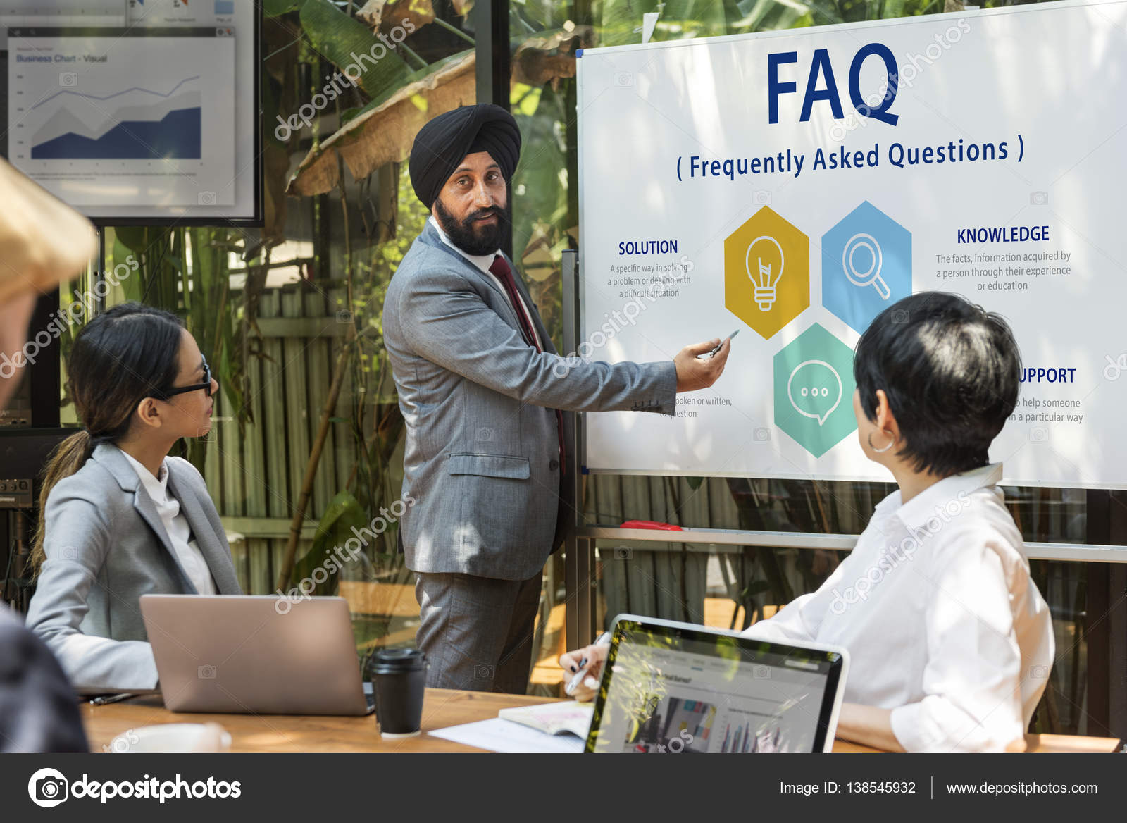 Indian Conference Room With People