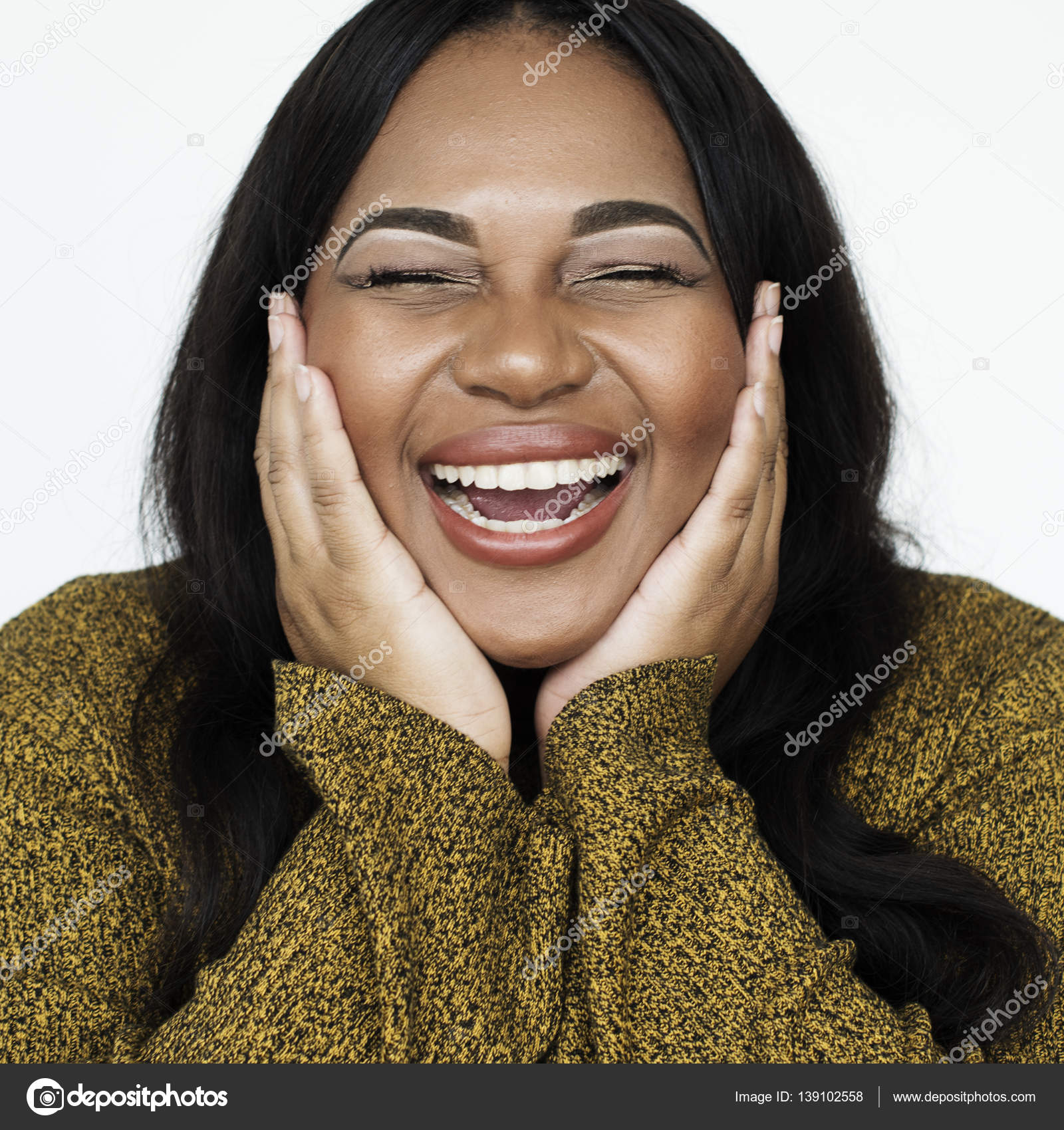 Smiling African American woman — Stock Photo © Rawpixel #139102558