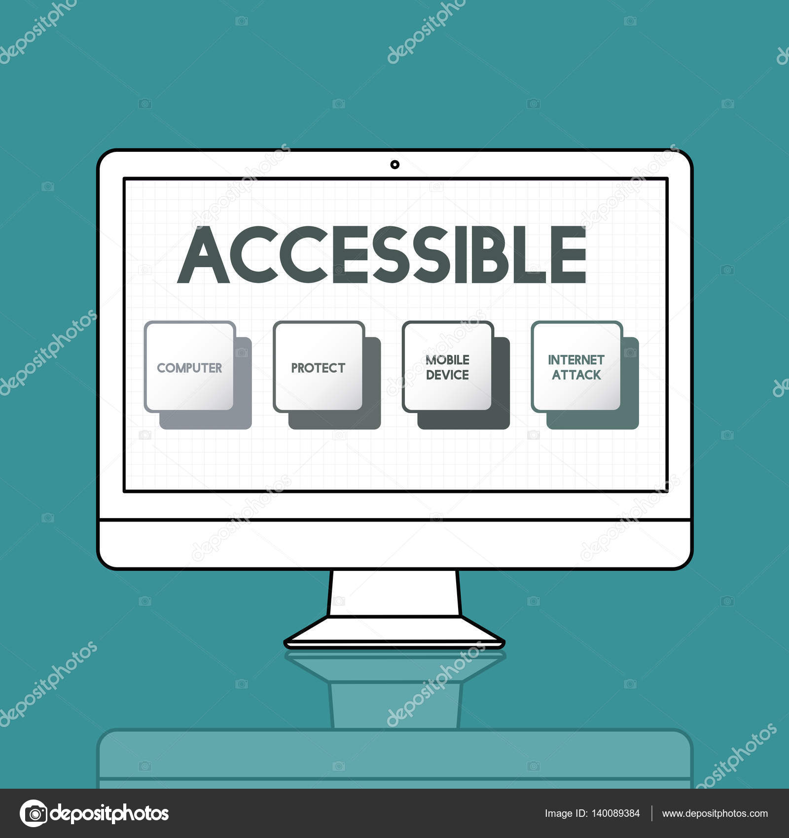 Graphic computer monitor — Stock Photo © Rawpixel #140089384