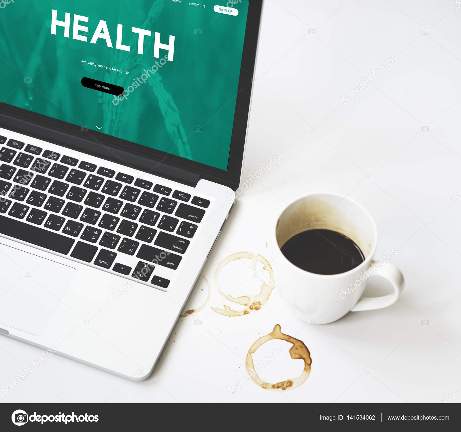Working Laptop Concept — Stock Photo © Rawpixel #141534062 Working Laptop Concept — Stock Photo © Rawpixel #141534062