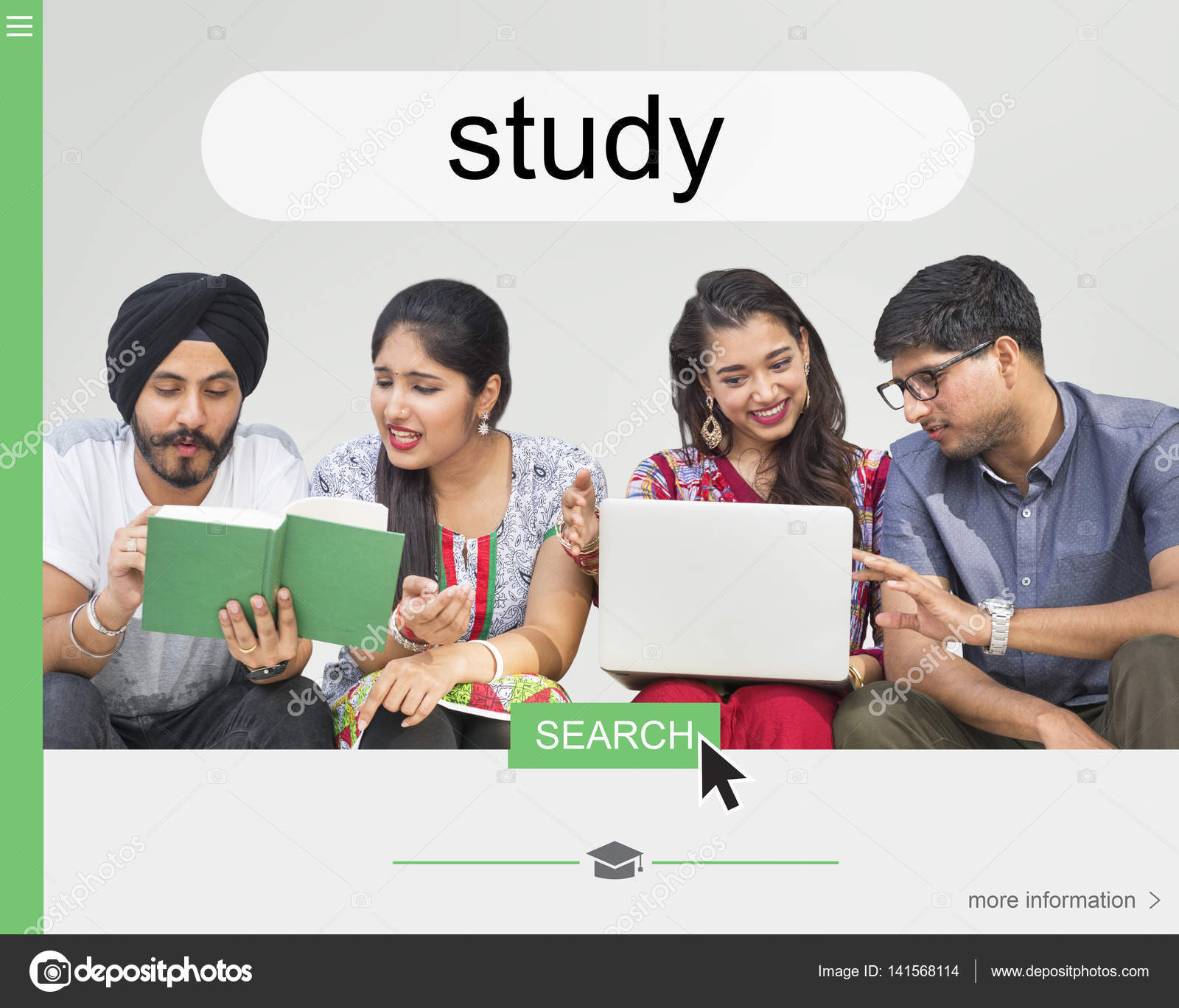 Indian students studying — Stock Photo © Rawpixel #141568114