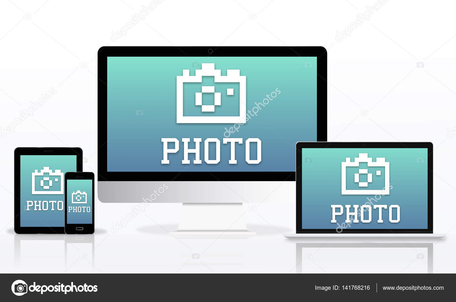 Design Template with devices — Stock Photo © Rawpixel #141768216