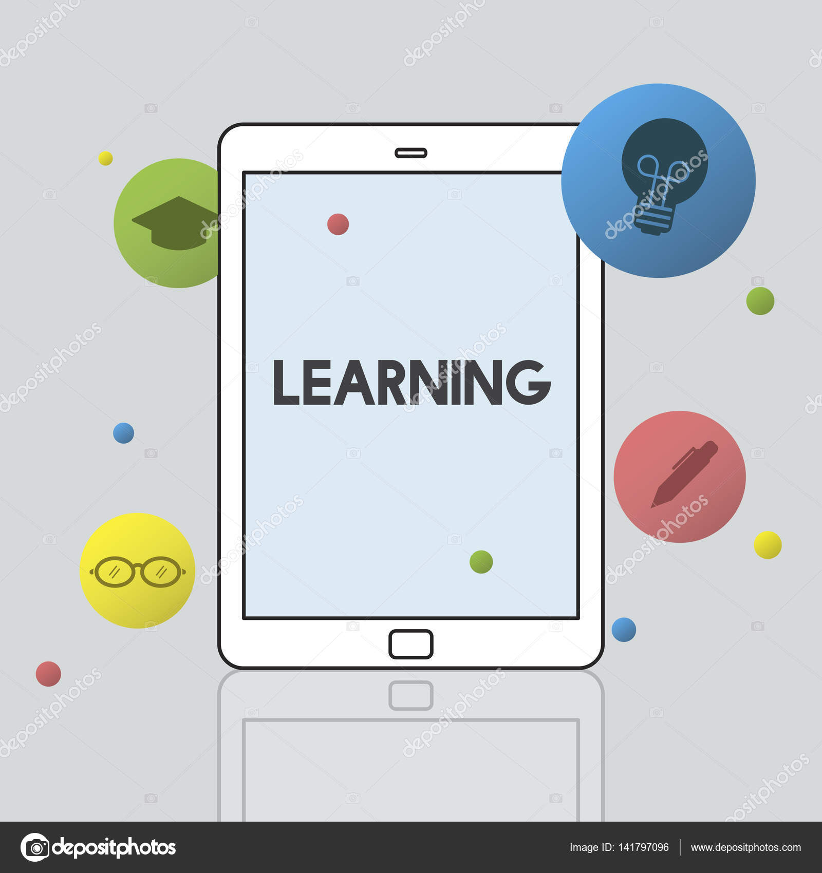 Cartoon digital tablet Stock Illustration by ©Rawpixel #141797096