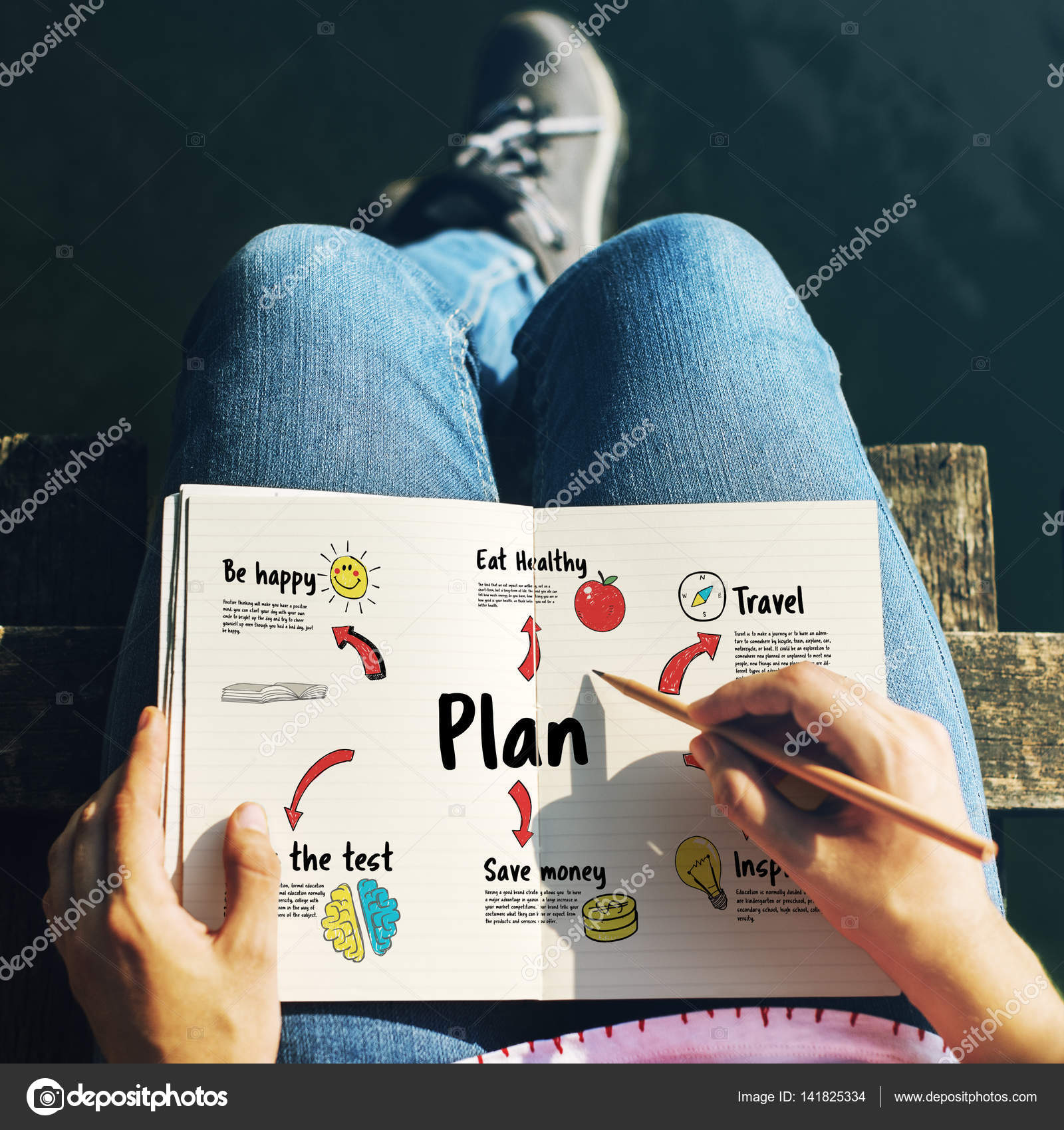 Woman writing in diary — Stock Photo © Rawpixel #141825334