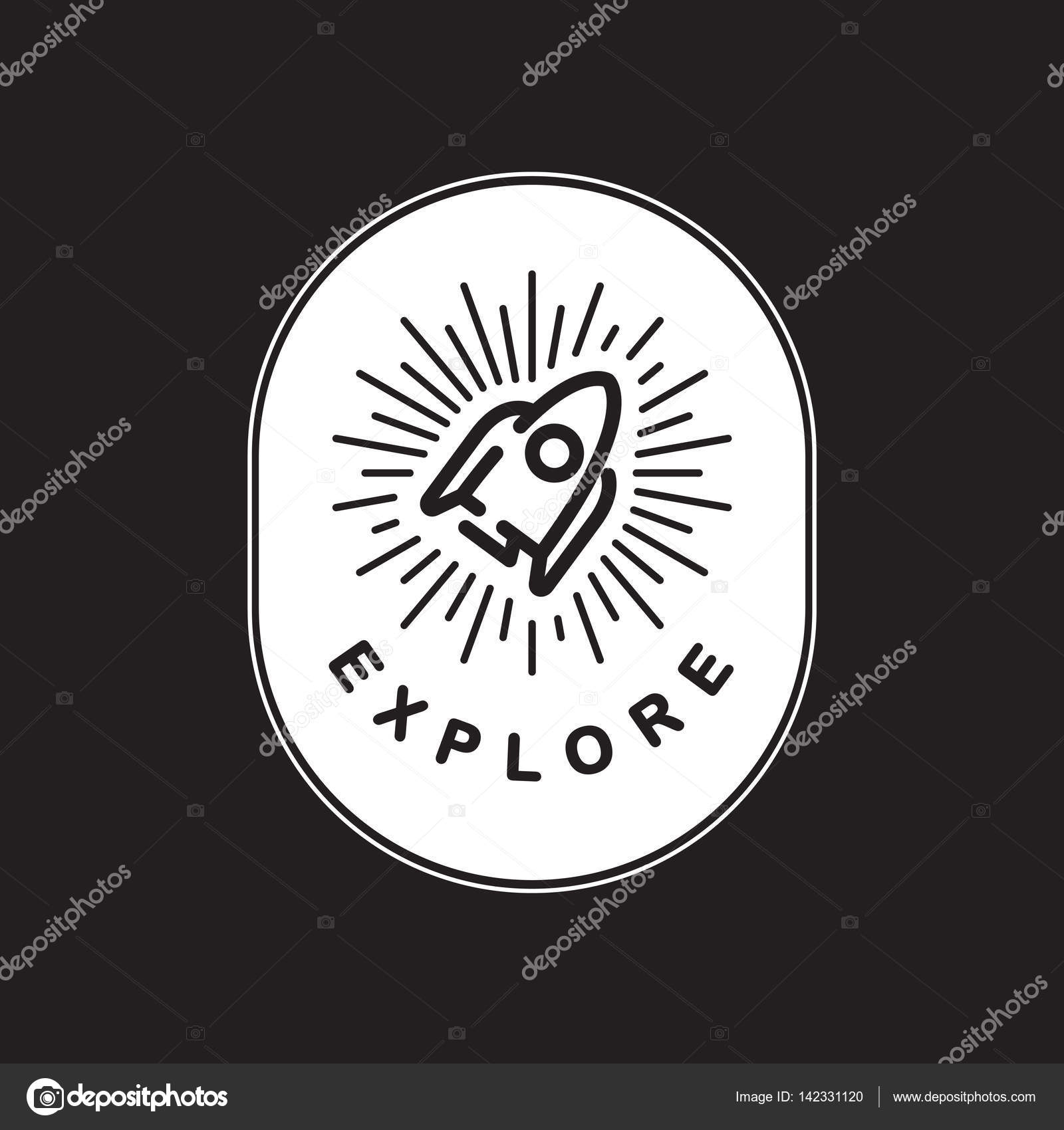 Explore sign with racket Stock Vector by ©Rawpixel 142331120